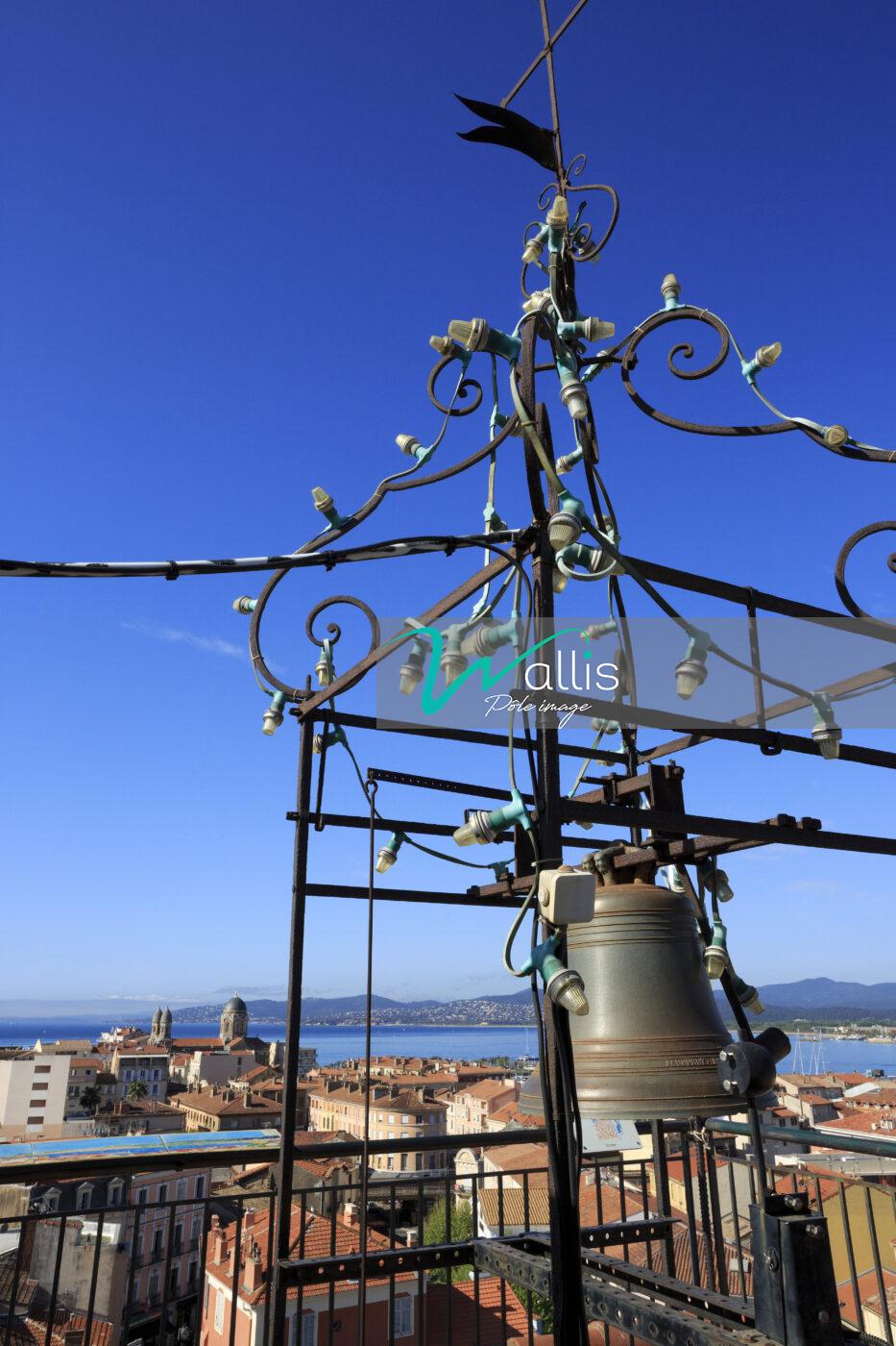France, Var (83), Saint Raphael, le campanile de la tour de guet de l ...