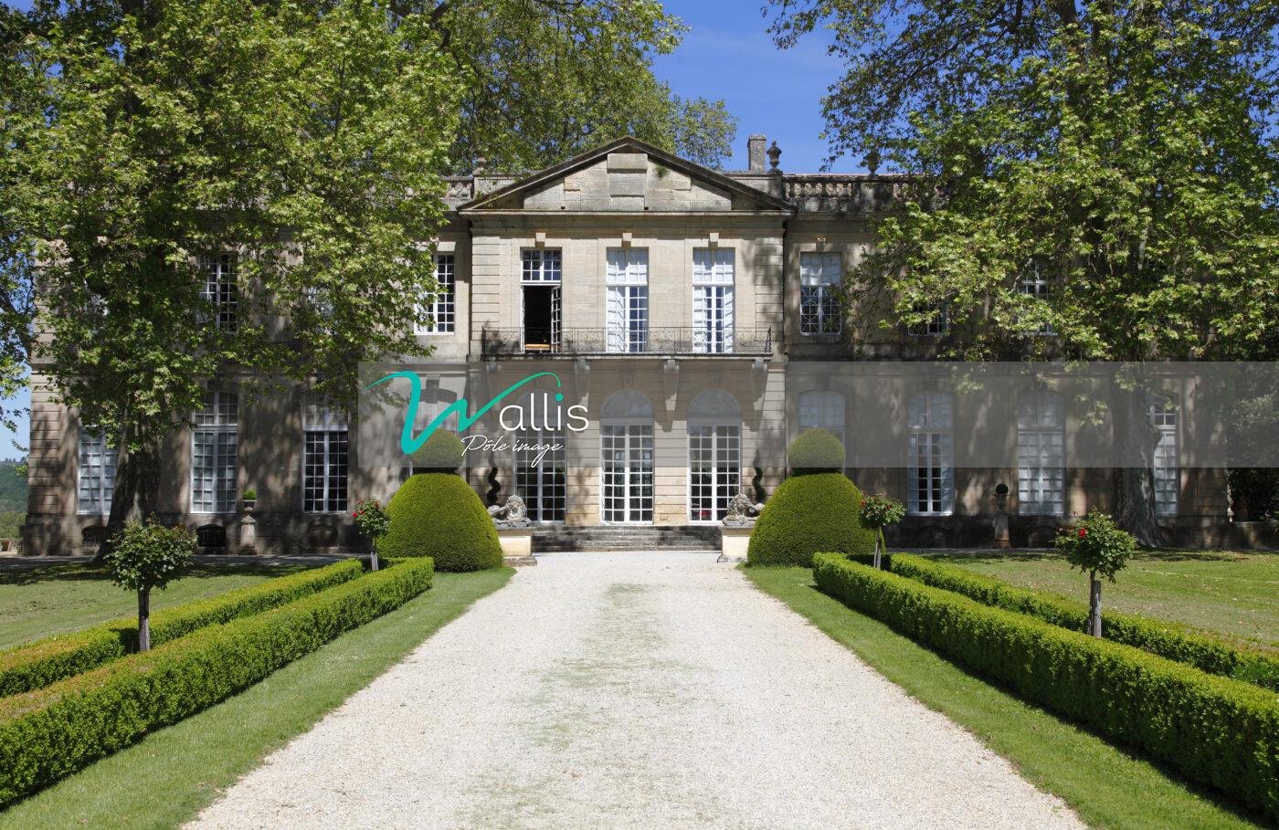 04 Alpes de Haute Provence, Mane, le chateau de Sauvan - Wallis